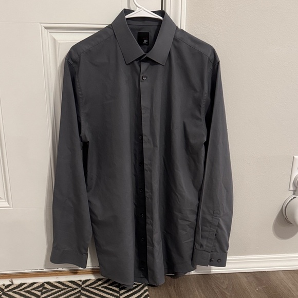 jf j.ferrar | Shirts | Jf Jferrar Dark Gray Dress Shirt | Poshmark